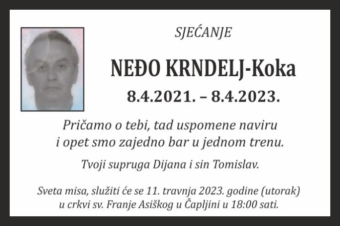 Neđo Krndelj - Koka - Umrli.info