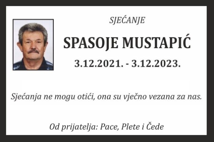 Spasoje Mustapić - Umrli.info