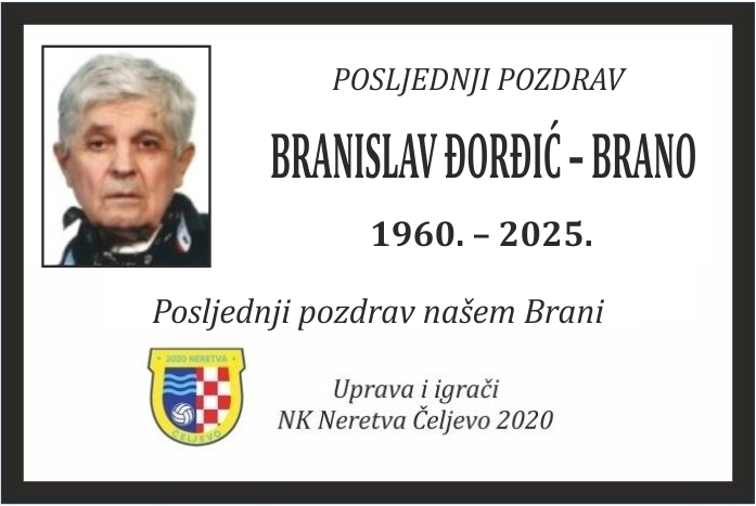 Branislav Đorđić - Brano - Umrli.info