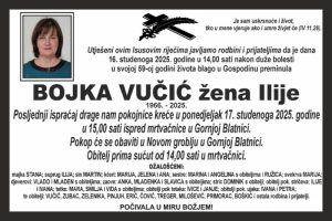 BOJKA VUČIĆ 1966 - 2025 - Umrli.info