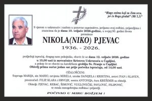 NIKOLA (NIKO) PJEVAC 1936 - 2026 - Umrli.info