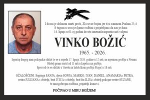 VINKO BOŽIĆ 1965 - 2026 - Umrli.info